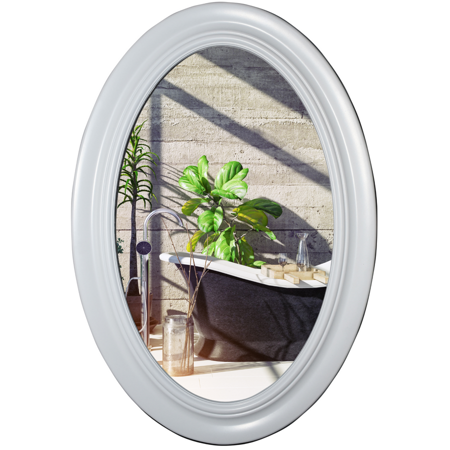 Framed Oval Mirrors – Mirrors & Marble